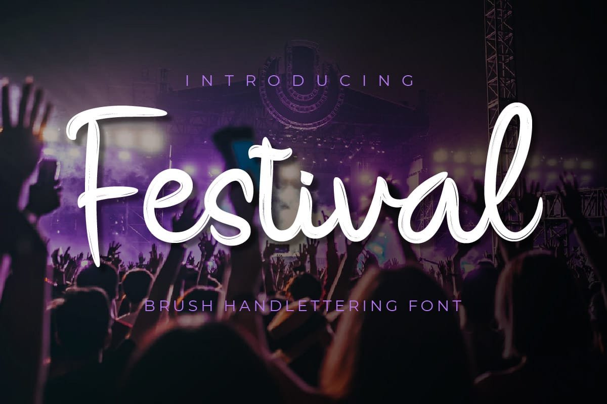 Festival - Brush Handwritten Font - Productype
